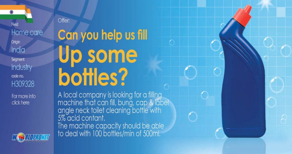 Angled neck bottle filling machine - Global Professional B2B Platform