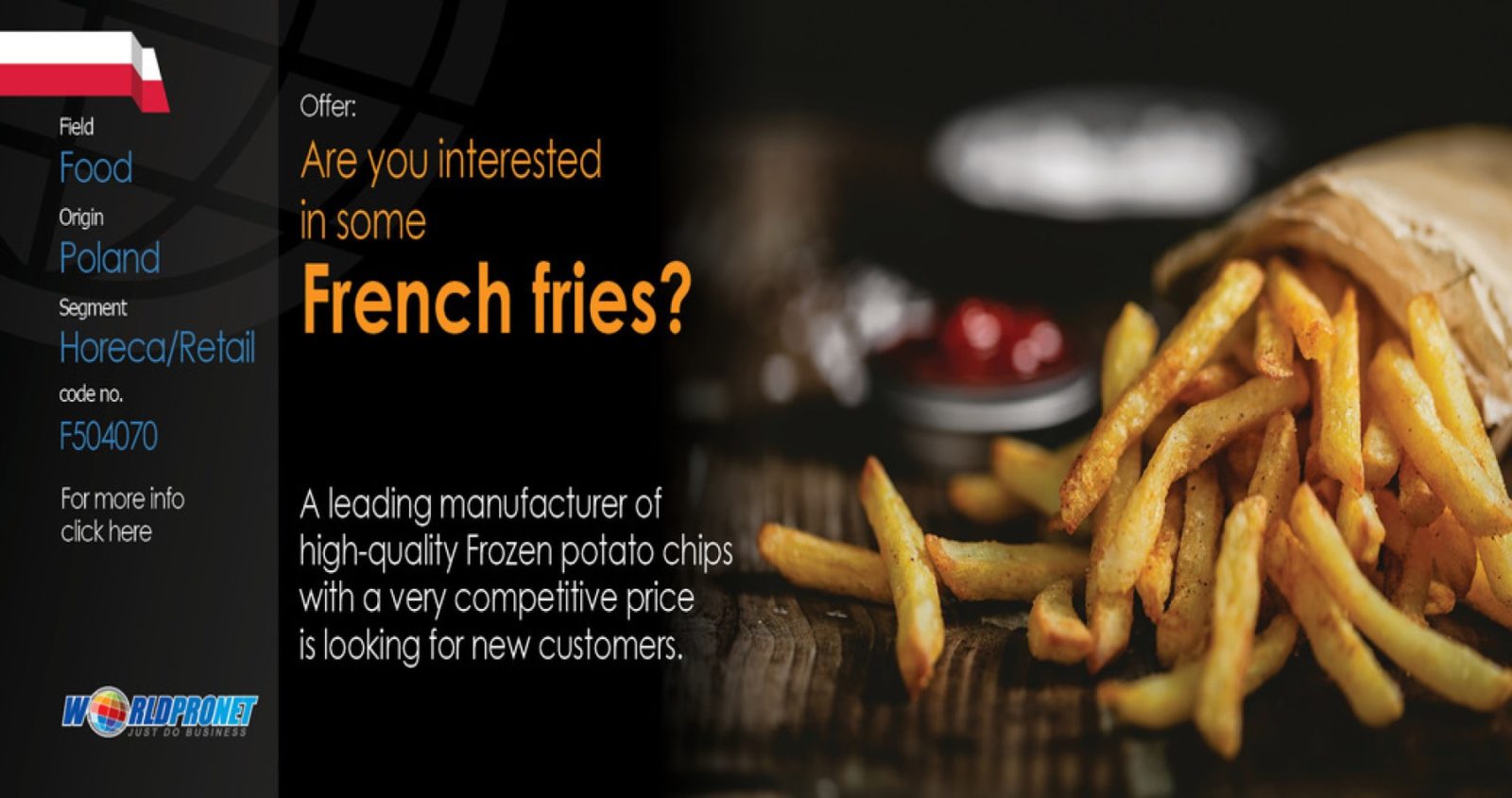 French fries - B2B Global Platform