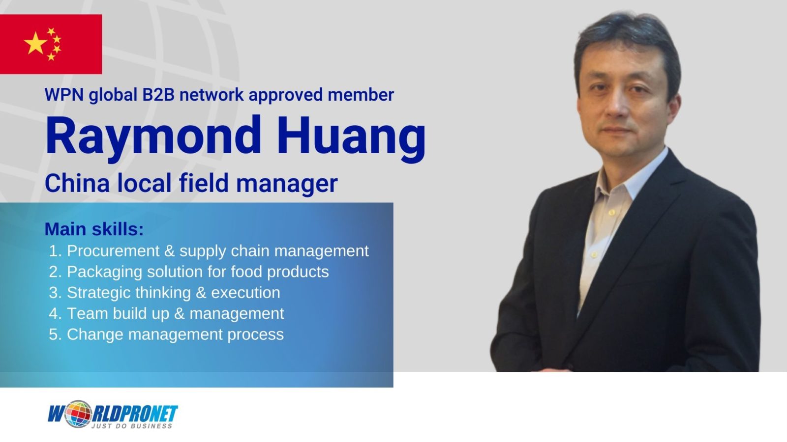 Raymond Huang - Global Professional B2B Platform