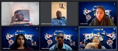 Nicholas Amartey meet with Gideon Annor-Gyamfi to discuss Agrobusiness ...