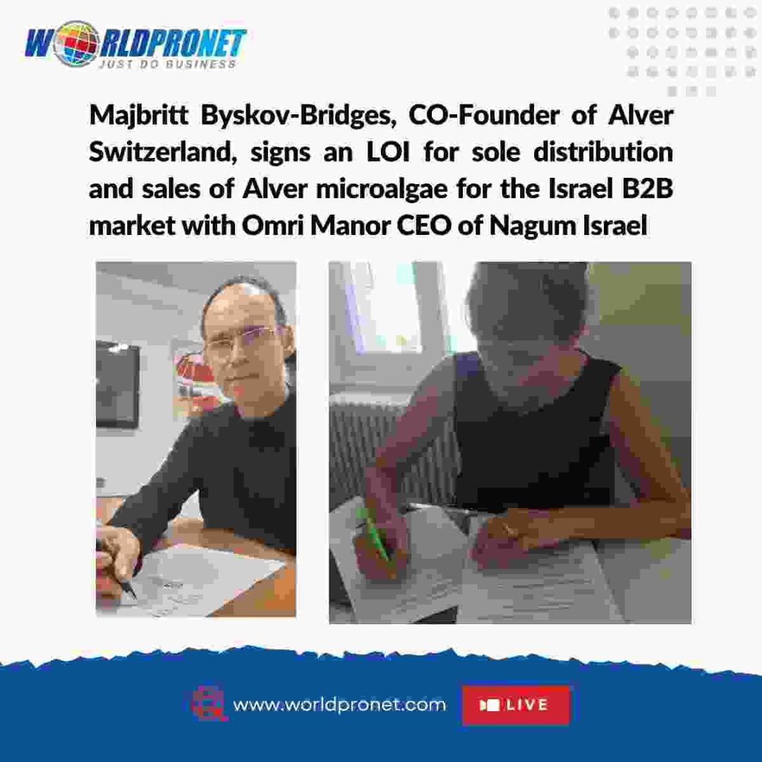 Alver Sole Distribution Agreement for B2B in Israeli Market - Global ...